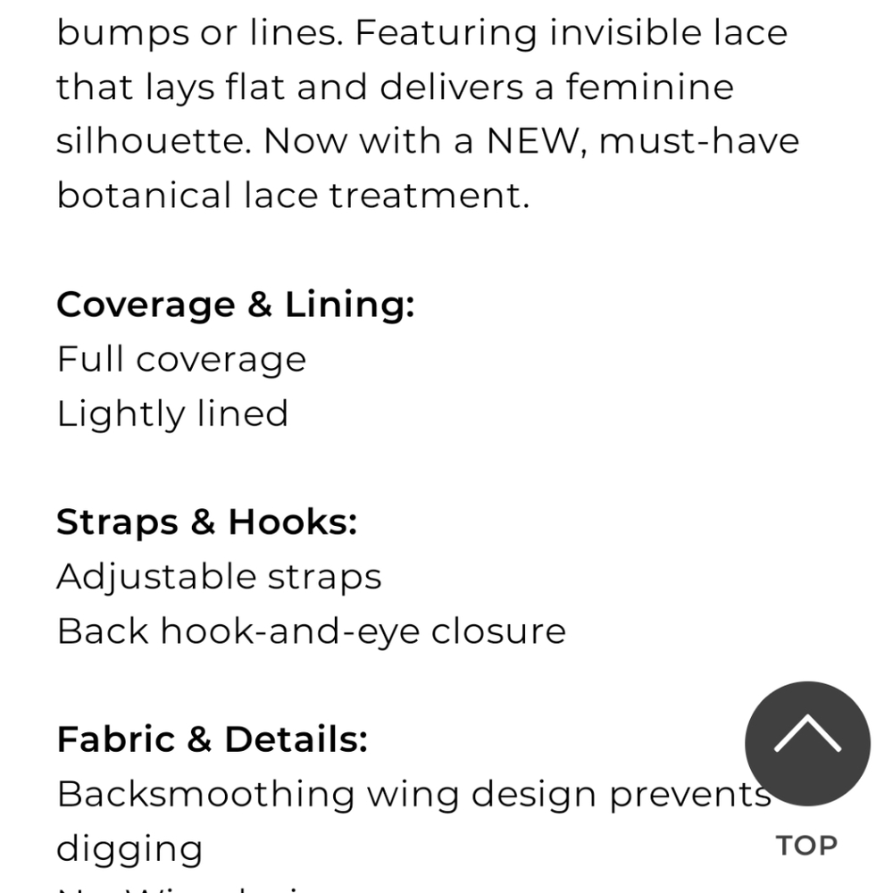 Cacique Bra 50c Invisible Lace Back Smoother Full Cov… - Gem